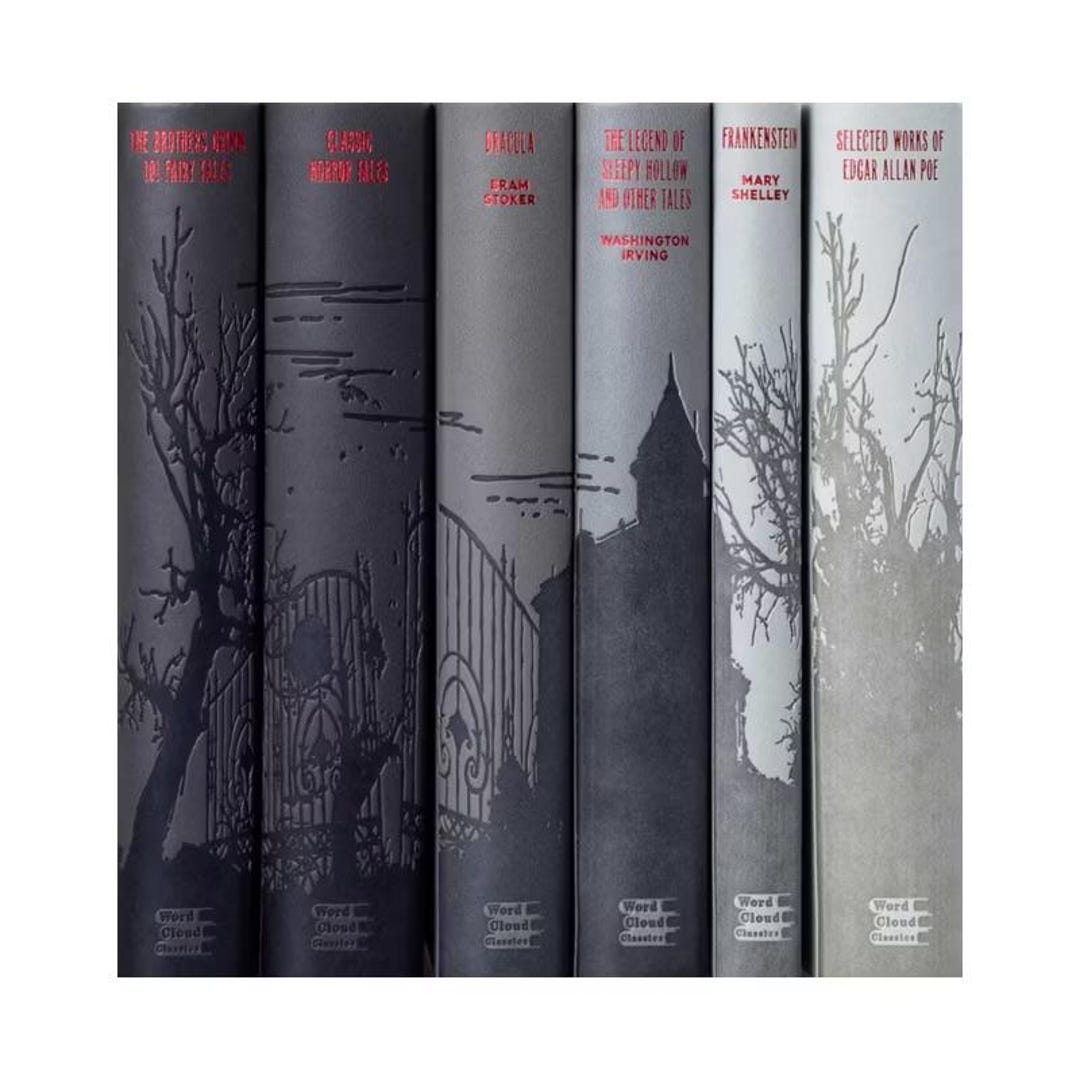 Word Cloud Classics, HORROR 6 Pc Book COLLECTION; Edgar Allen Poe ...