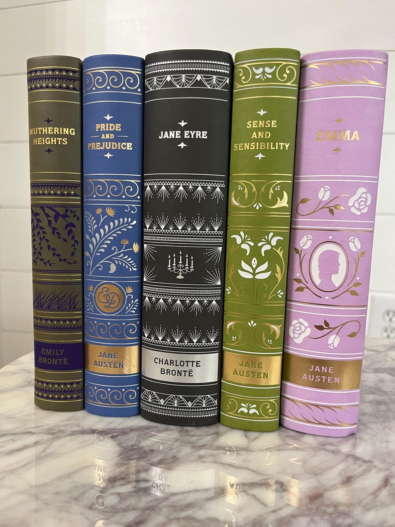 Exclusive 5 Book Set; Pride and Prejudice, Emma, Wuthering Heights ...
