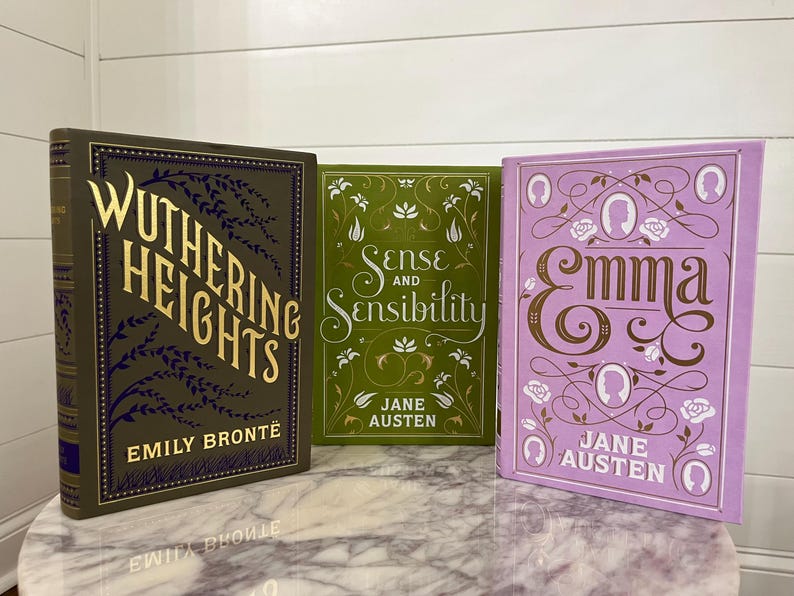 Exclusive 5 Book Set; Pride and Prejudice, Emma, Wuthering Heights ...