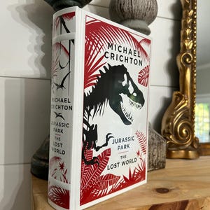 New, Sealed, Jurassic Park, the Lost World, Hardback Book Collectible Leather Bound, Gift ...