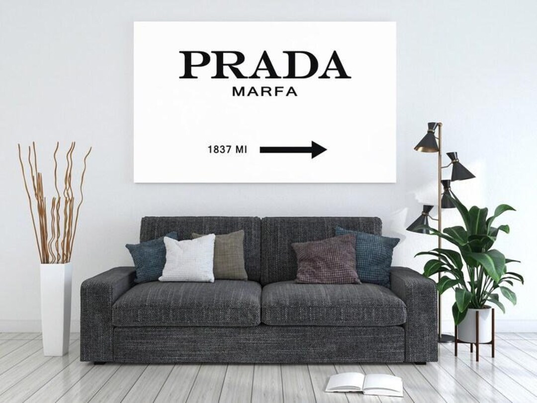 Marfa Sign Wall Art, Minimalist Fashion Print, Retro Text Wall Poster ...