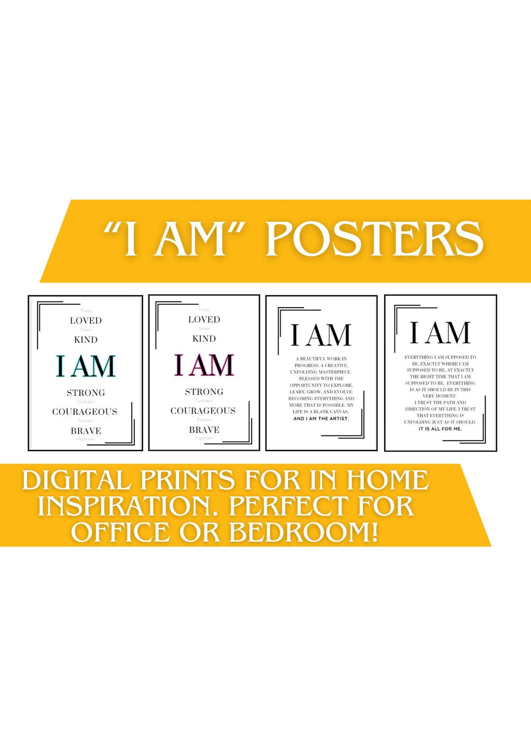 I AM | INSPIRATIONAL POSTERS | Motivational Quotes for an Unstoppable ...