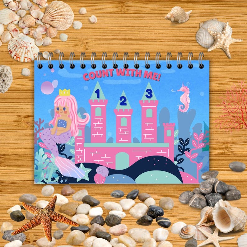 Ocean Sea Animals Busy Book for Toddlers Printable Learning Binder for ...