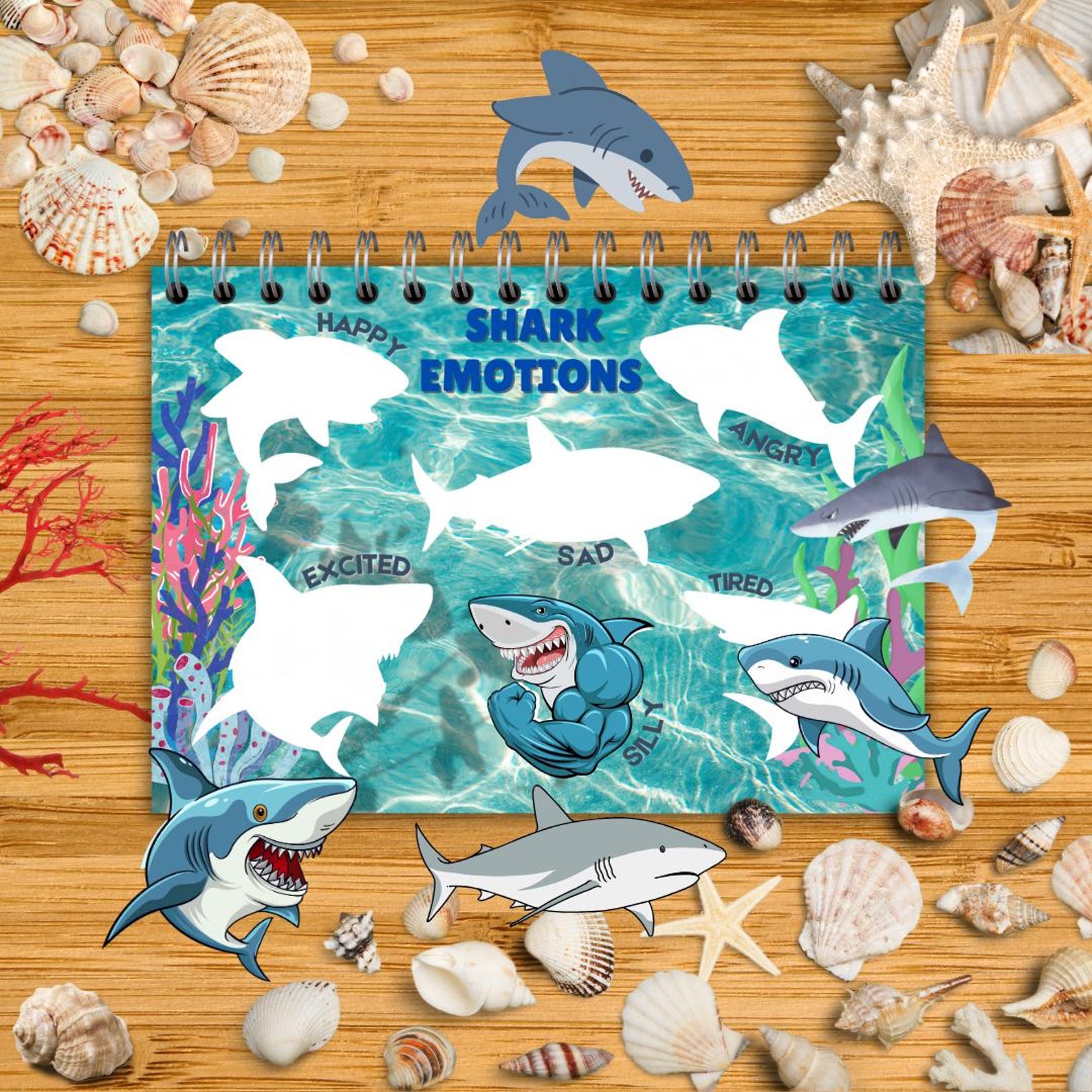 Ocean Sea Animals Busy Book for Toddlers Printable Learning Binder for ...