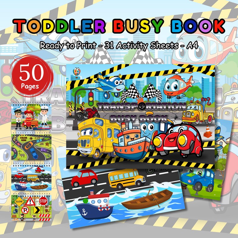 Quiet Book Car - Etsy