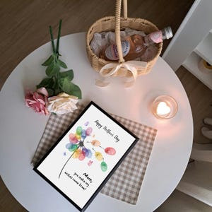 Mother's Day Craft Handprint Dandelions Flower Art Activity Grandma DIY ...