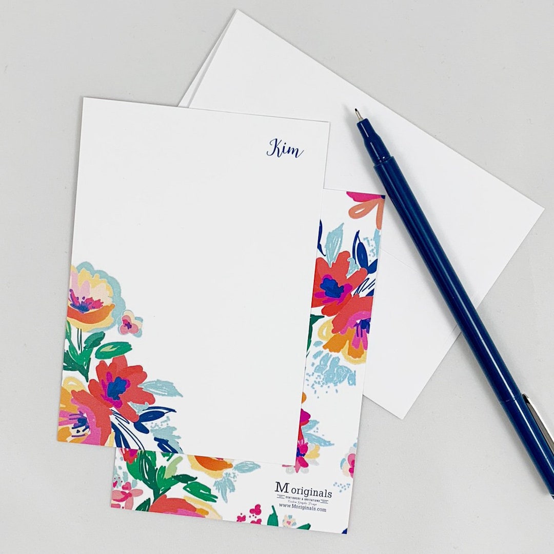 Personalized Notecards - Set of 8 - Anna - Etsy