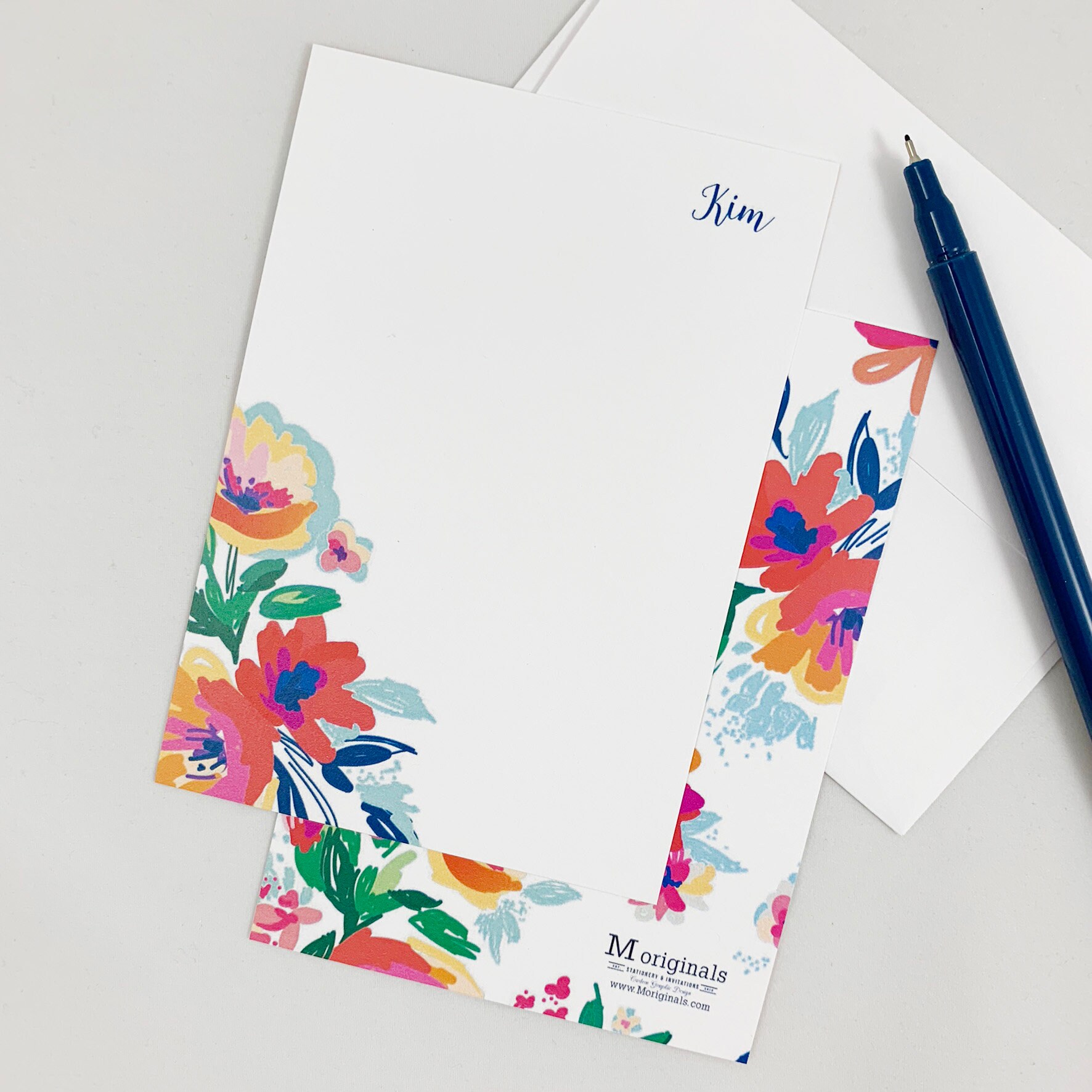 Personalized Notecards Set of 8 Anna - Etsy