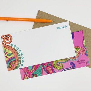 Personalized Note Cards Gracie medium - Etsy