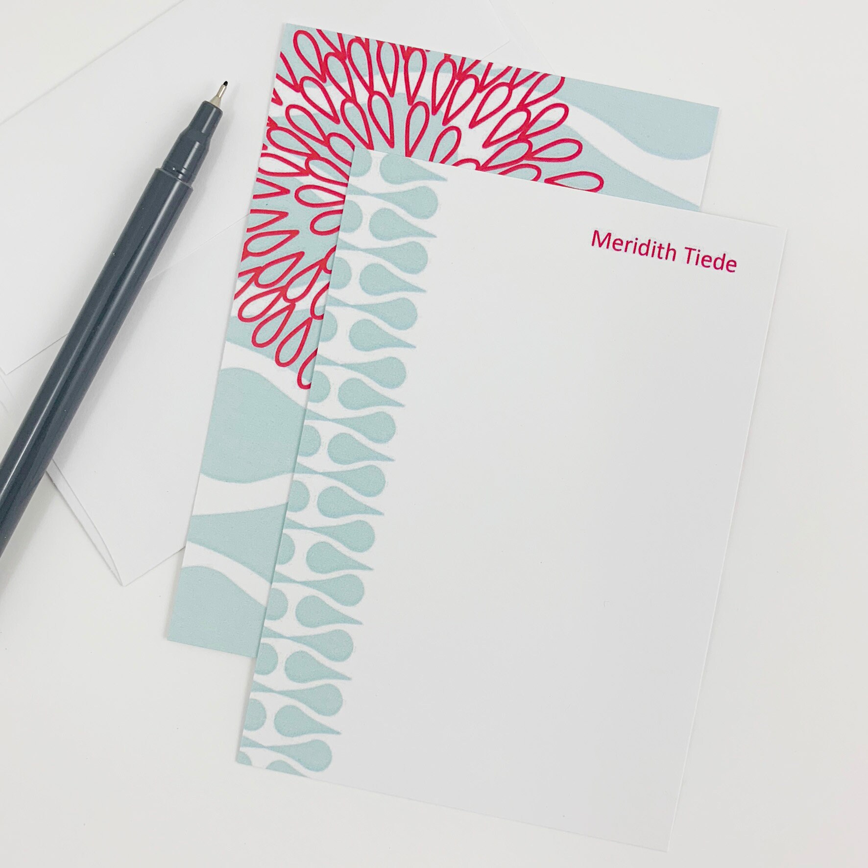 Personalized Notecards - Set of 8 - Heidi Notes - Etsy