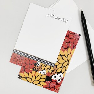 Personalized Note Cards Set of 8 Margaret - Etsy