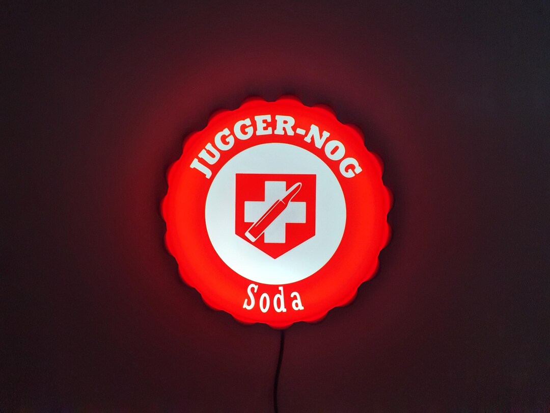 Juggernog COD Zombies LED Bottle Cap Light Box - Etsy
