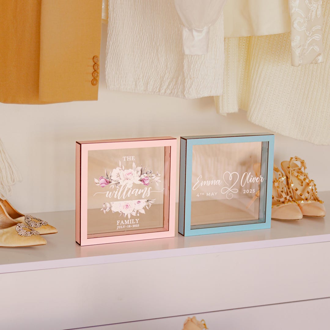 Elegant Wedding Sand Box – Minimalist Personalized Unity Box – Custom ...
