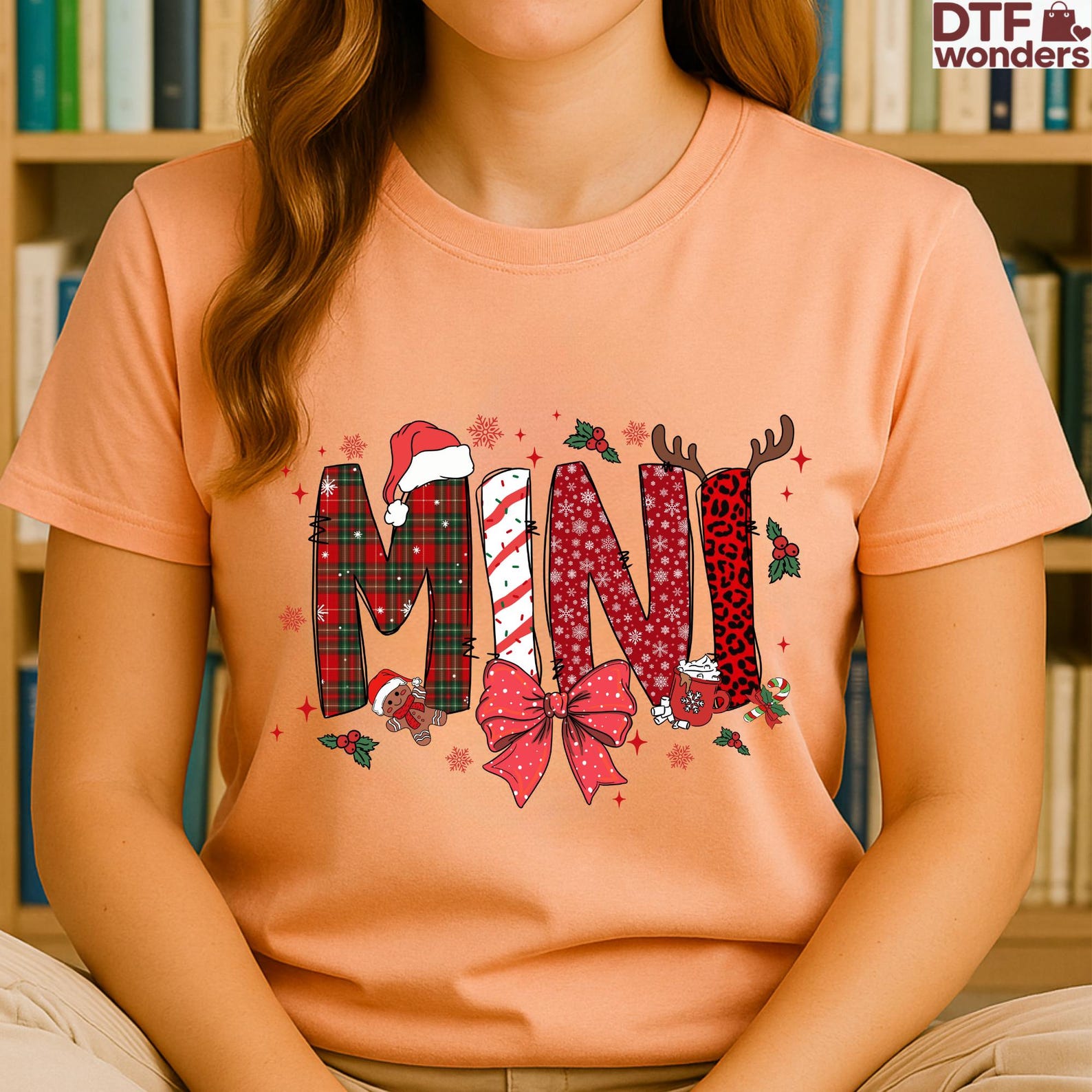 Christmas Family DTF Transfer: Plaid Leopard Print, Ready to Press - Etsy