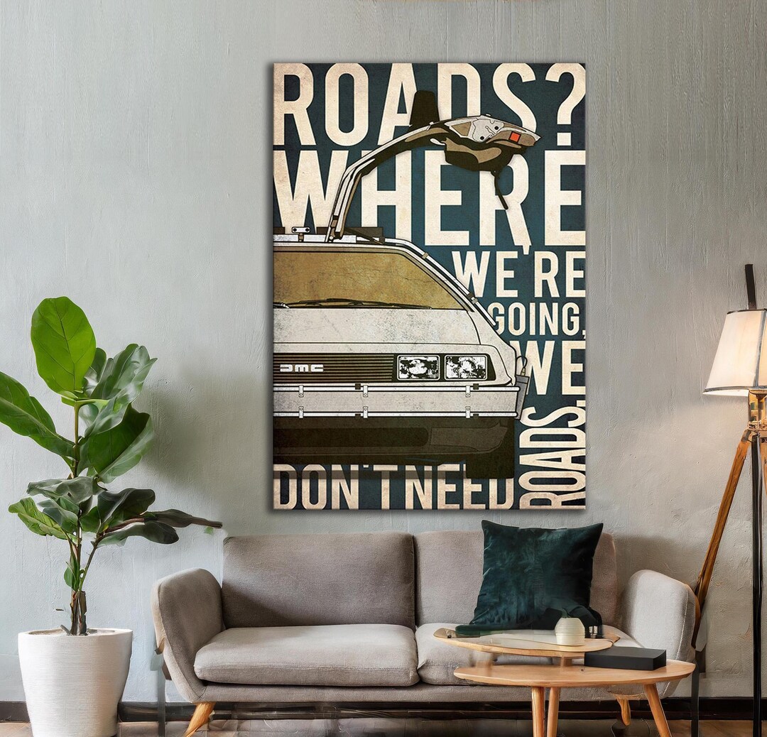 Back to the Future Poster: Iconic Movie Print Perfect Gift for Him ...