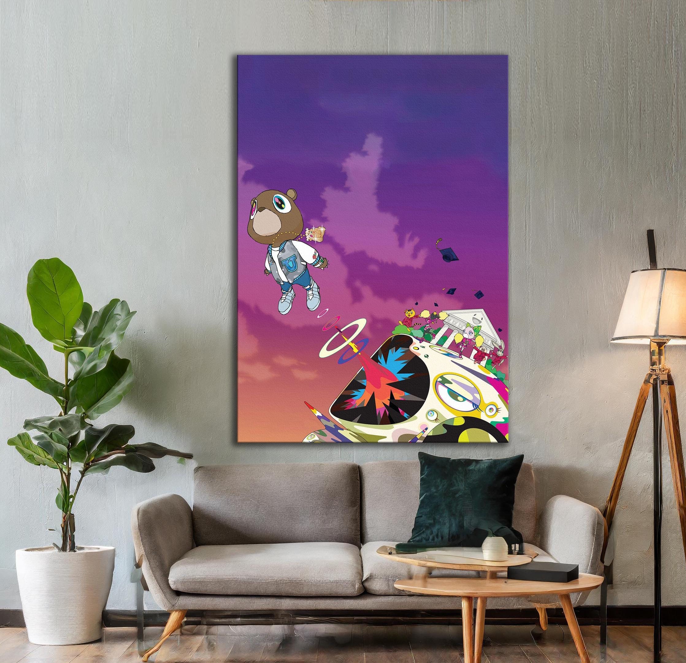 Graduation Album Cover Canvas: Rapper Graduation Album Print Stylish ...