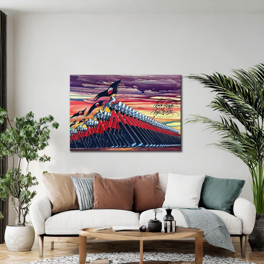 Pink Floyd the Wall Hammers Canvas Wall Art Film Print, Art Poster for ...