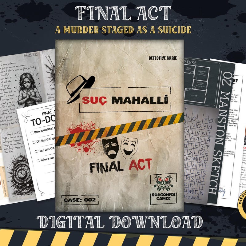 Murder Mystery Crime Game - Etsy