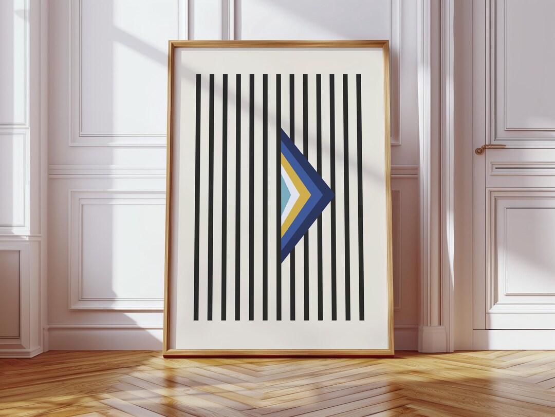 Arcane Caitlyn-inspired Bauhaus Poster | Mid Century Modern Geometric ...