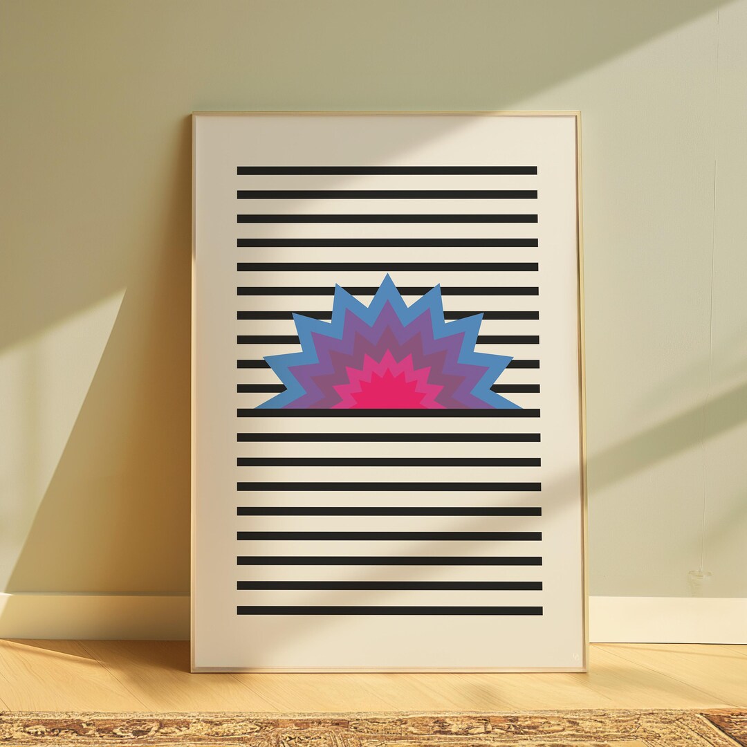 Poster Inspired by Jinx From Arcane in Bauhaus Art Mid Century Modern ...