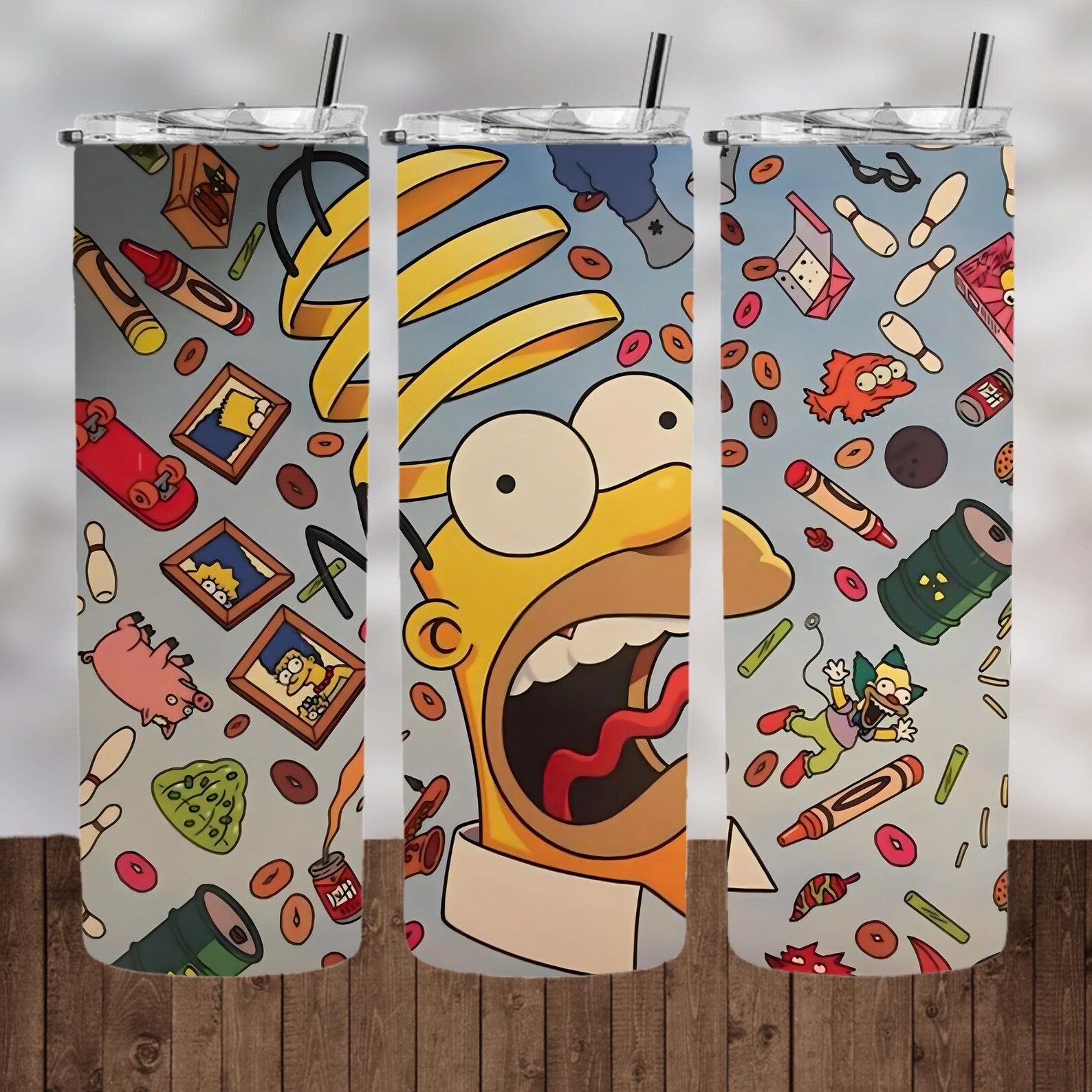 50+simpsons Tumbler Design, Simpsons Cup, Simpsons Sublimation, 20 Oz ...