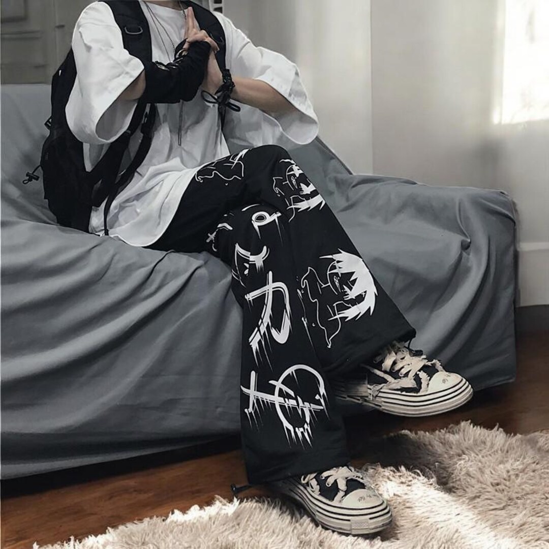 Streetwear Graphic Sweatpants - Unisex Loose Fit Pants With Bold ...