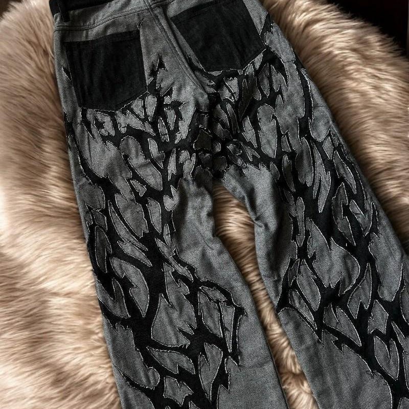 Abstract Jeans - Etsy