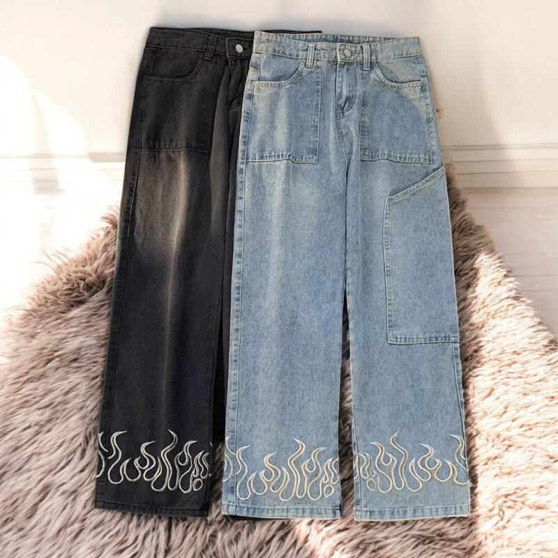 Flame Jeans - Etsy