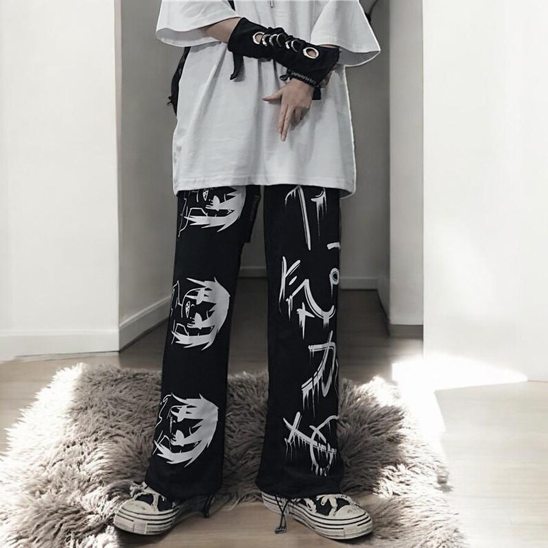 Streetwear Graphic Sweatpants - Unisex Loose Fit Pants With Bold ...