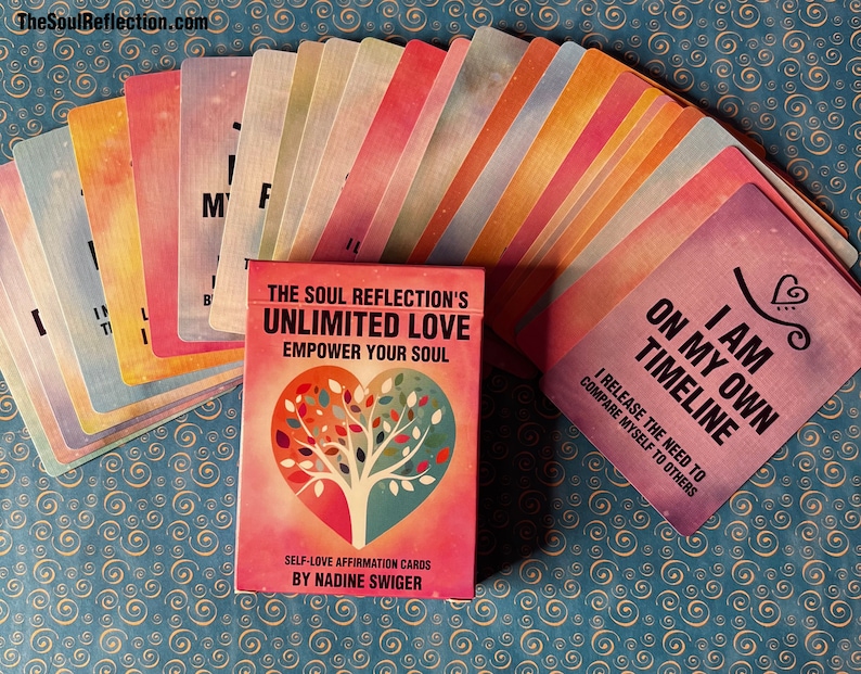 Unlimited Love - Self Love Affirmation Cards by the Soul Reflection - Etsy