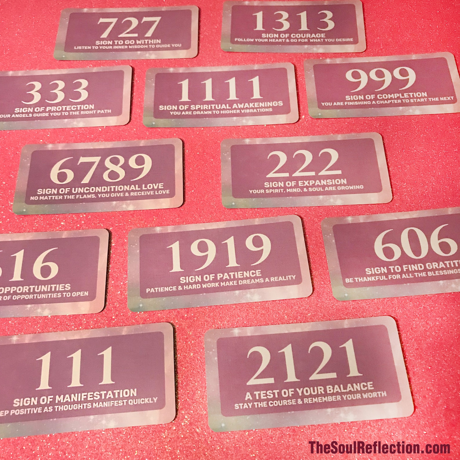 Divine Numbers Oracle Deck Mini Cards - Etsy