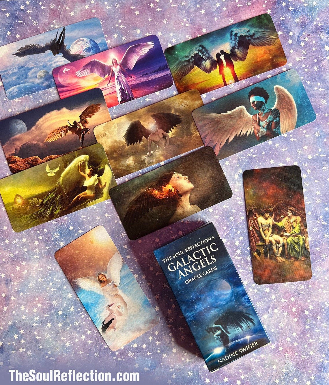 Galactic Angels Oracle Cards - Mini Deck - Etsy