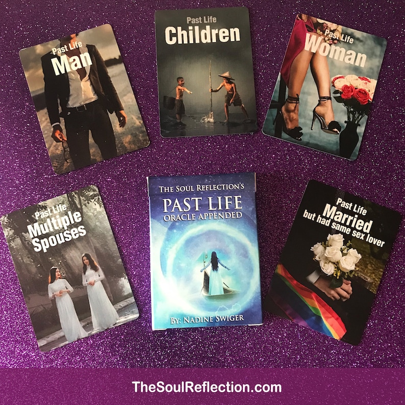 Past Life Oracle Deck Set With Travel Bag - Etsy