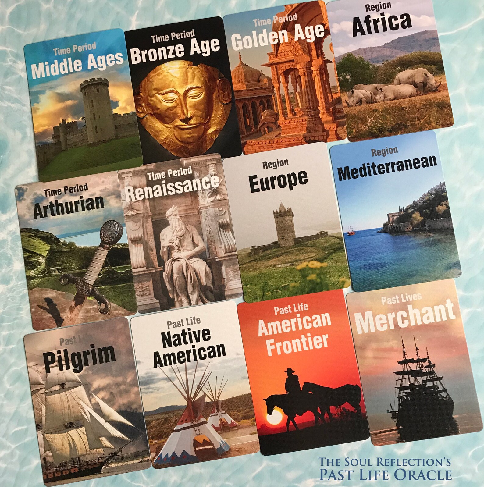 Past Life Oracle Deck From the Soul Reflection - Etsy