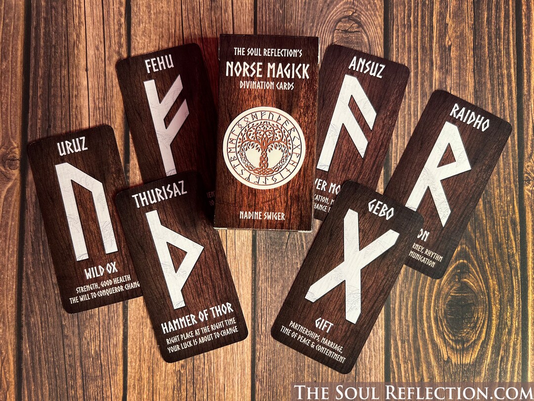 Norse Magick Divination Cards - Mini Cards - Etsy
