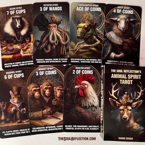 Animal Spirit Tarot Deck by Nadine Swiger - Etsy