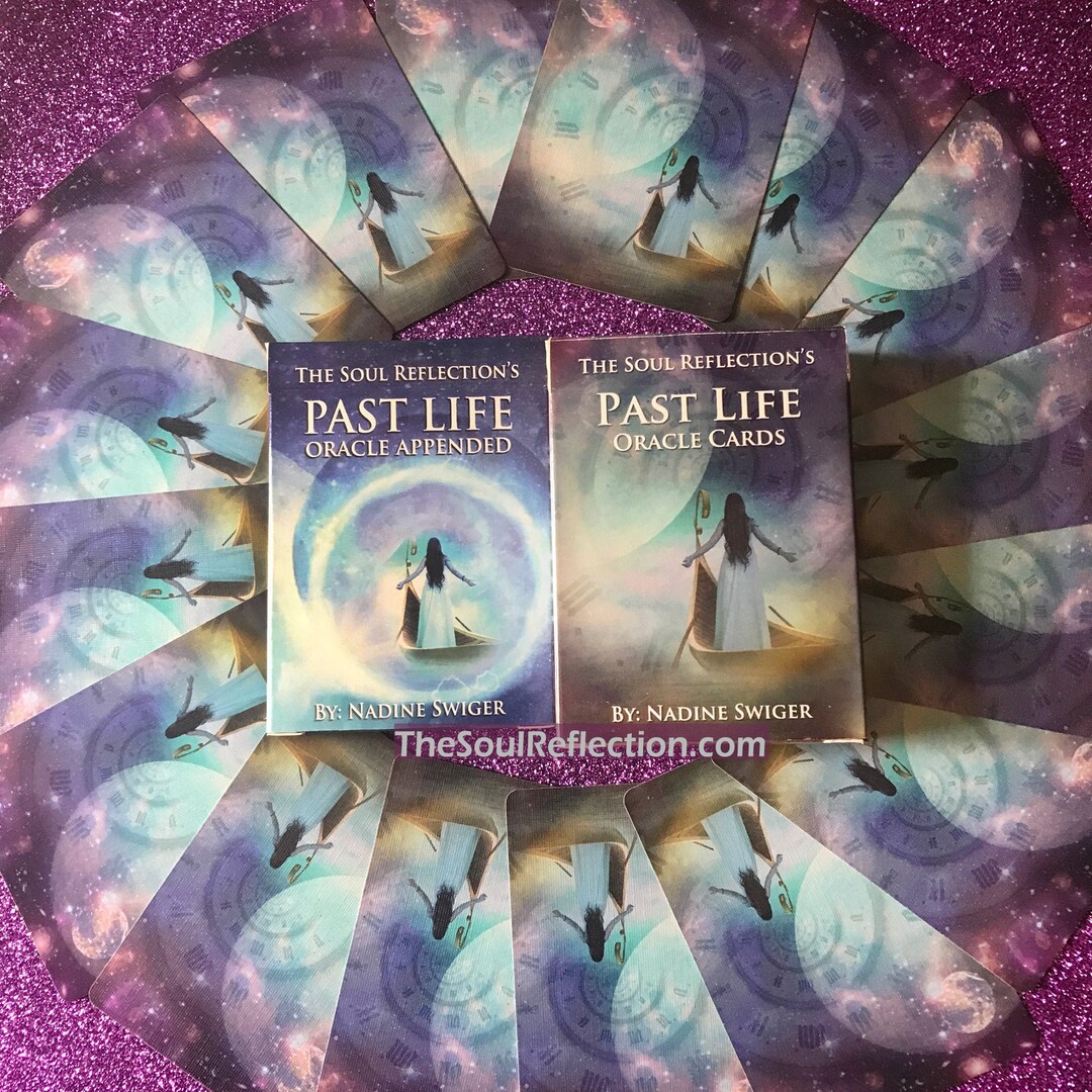 Past Life Oracle Deck Set With Travel Bag - Etsy