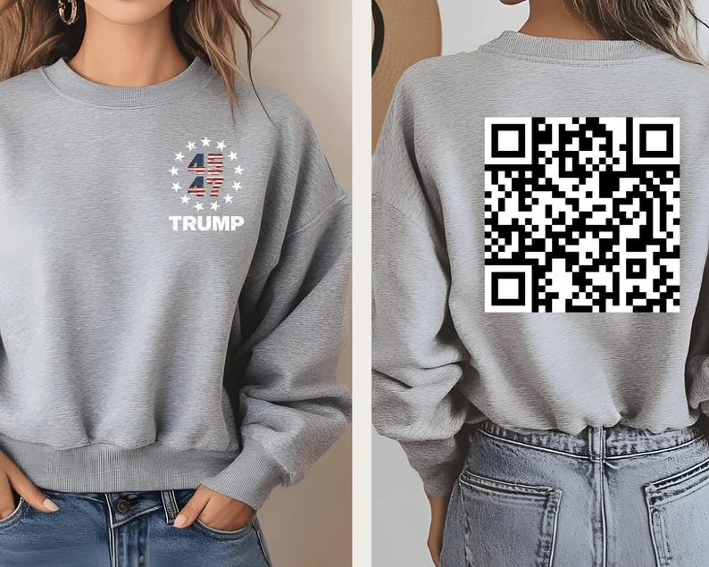 2 Design QR President Trump Dance Code Png Svg AI, 45/47 Trump Dancing ...