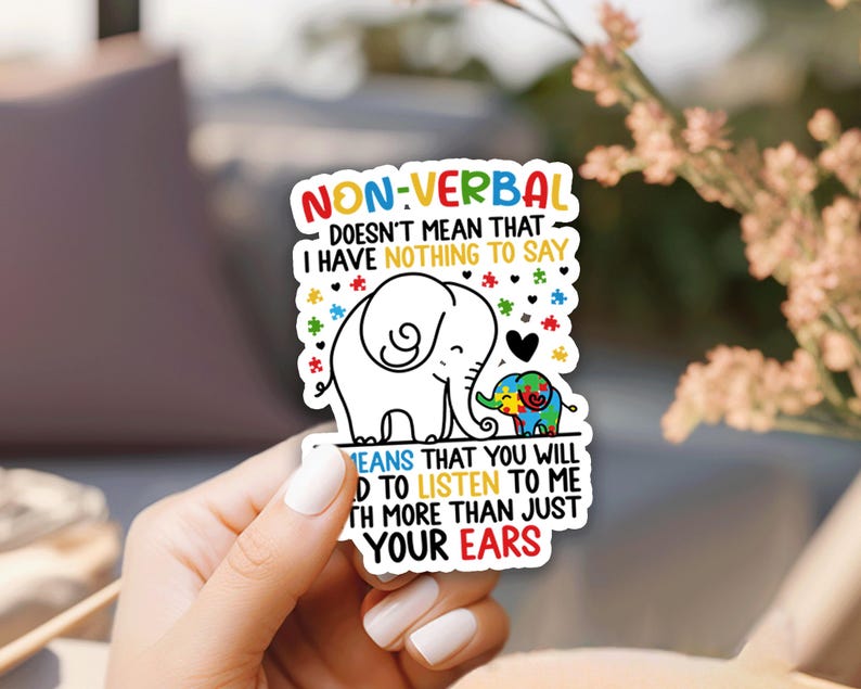 Non-verbal Doesn't Mean That Svg Png, Autism Quote Svg, Autism ...