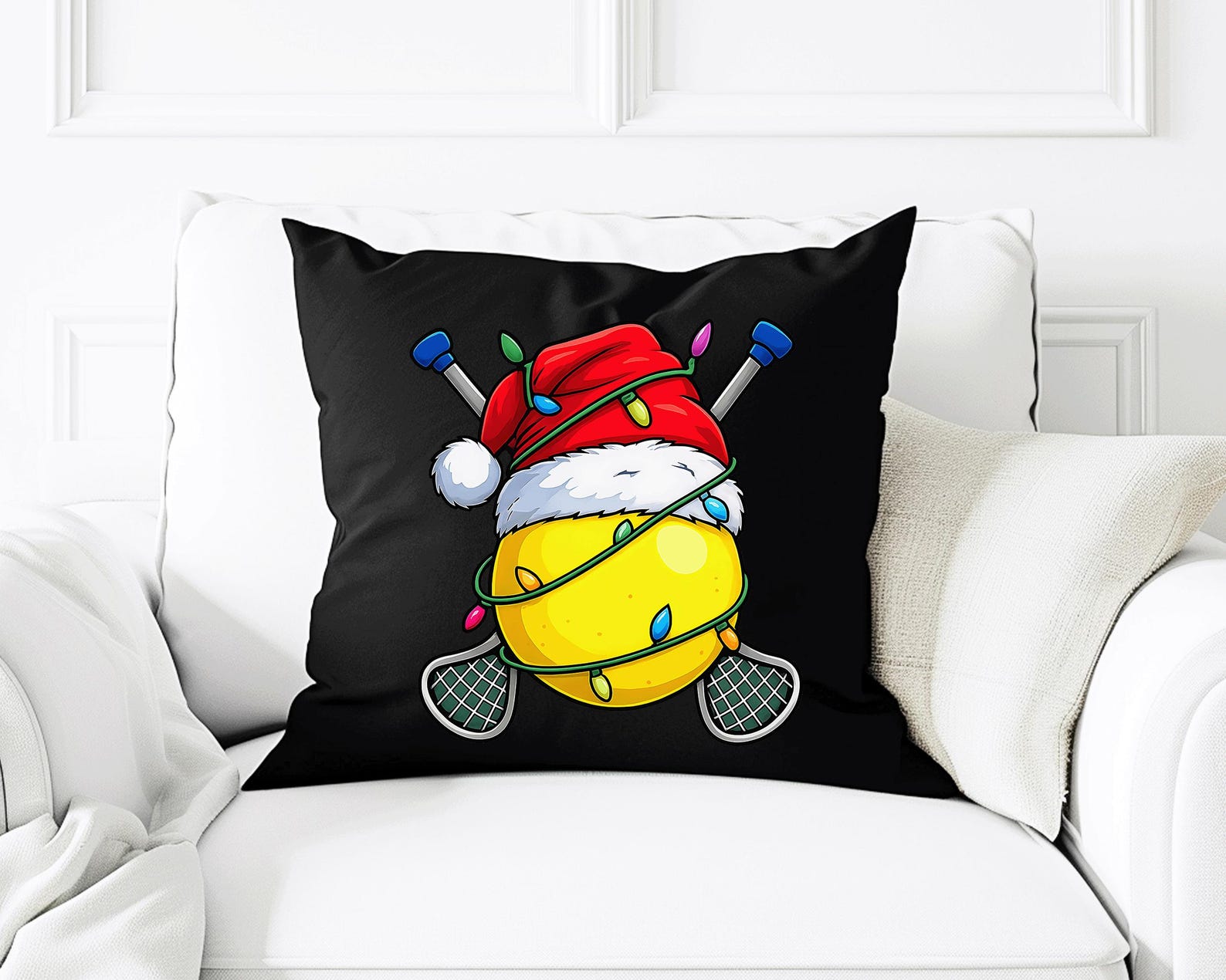Christmas Lacrosse PNG, Santa Hat Png, Christmas Lights, Funny Sports ...