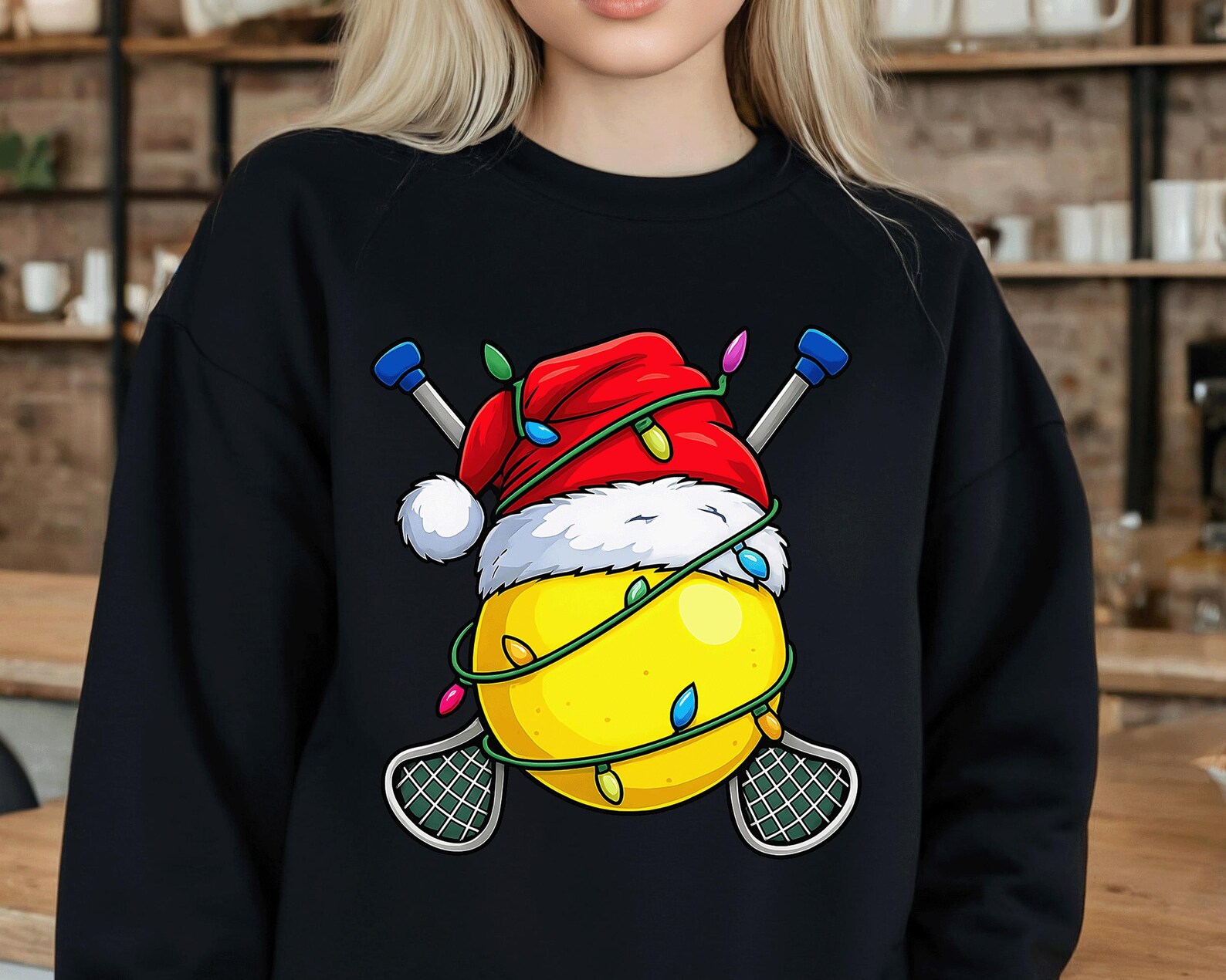 Christmas Lacrosse PNG, Santa Hat Png, Christmas Lights, Funny Sports ...