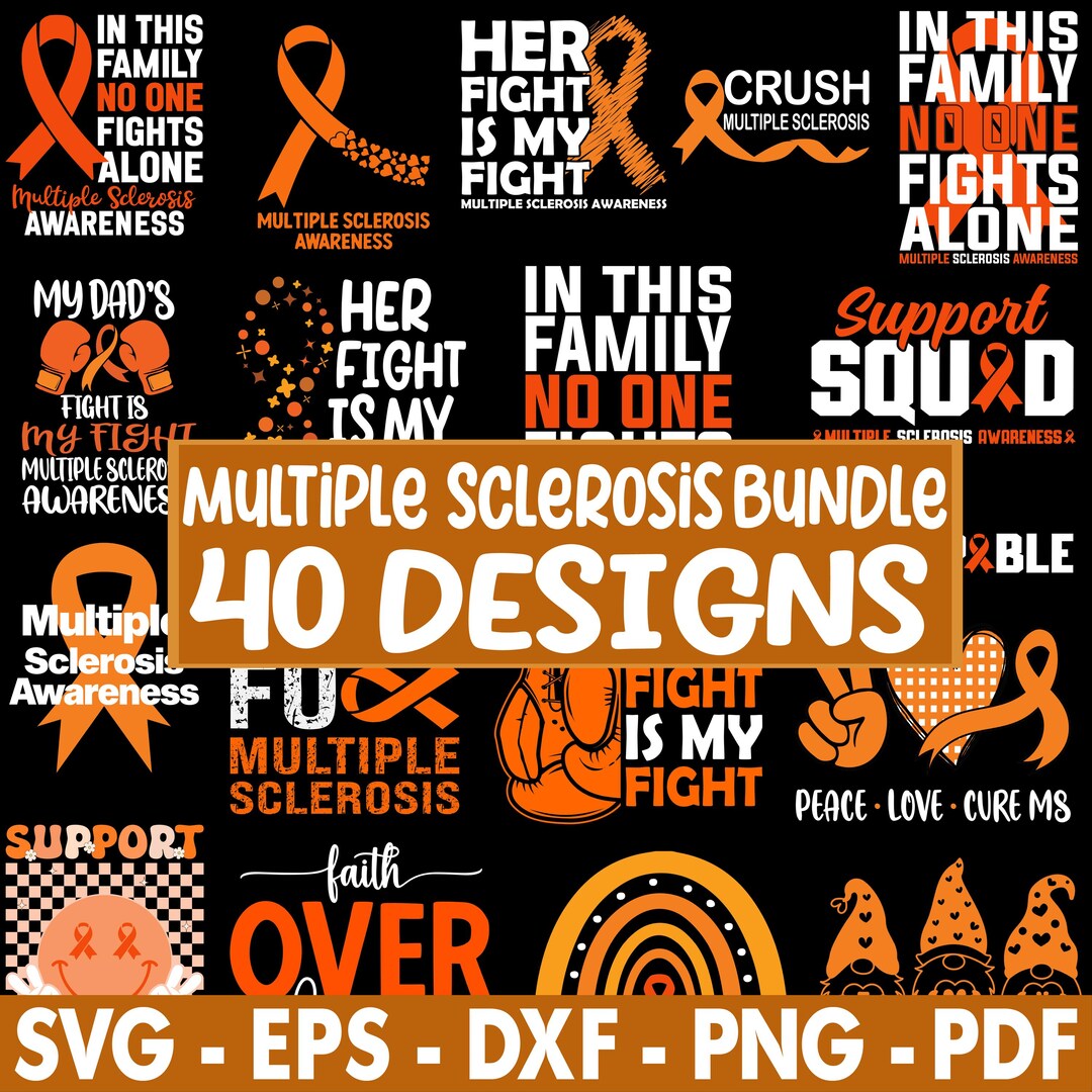 Multiple Sclerosis Awareness Png Svg Bundle, Multiple Sclerosis Png ...