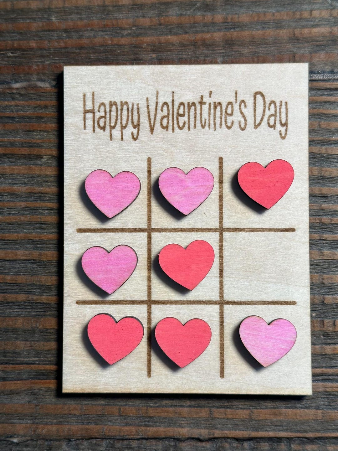 Happy Valentine's Day Tic Tac Toe, Class Valentine - Etsy