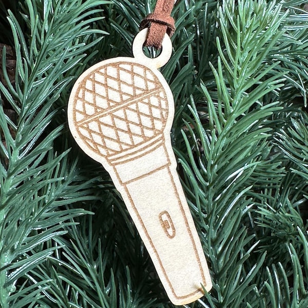 Wooden Microphone - Etsy