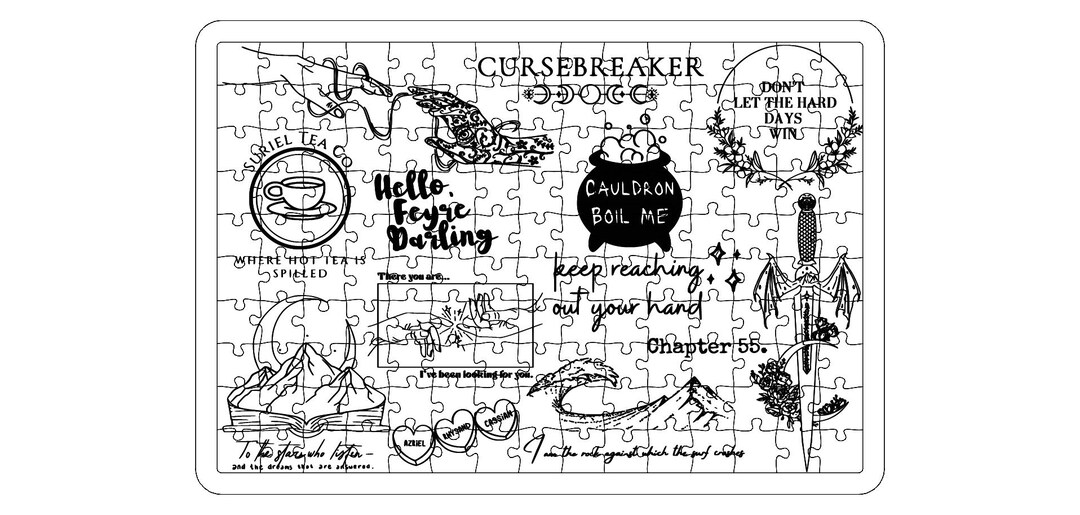ACOTAR Puzzle 150-piece - Etsy