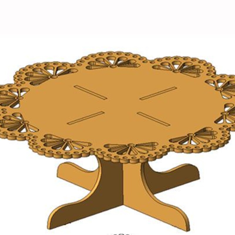 Laser Cut Cake Stand - Etsy UK