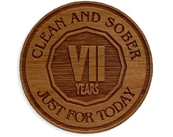 Recovery Celebration Medallion. Clean and Sober Token. One Day - Etsy