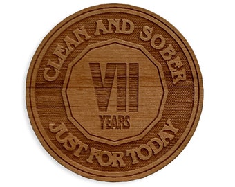Recovery Anniversary Tokens Clean and Sober Coin One Day at | Etsy