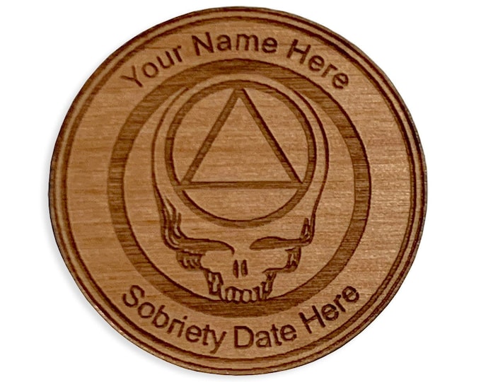 Custom NA Medallion. Personalized Sapele Wood With Blue Stain ...