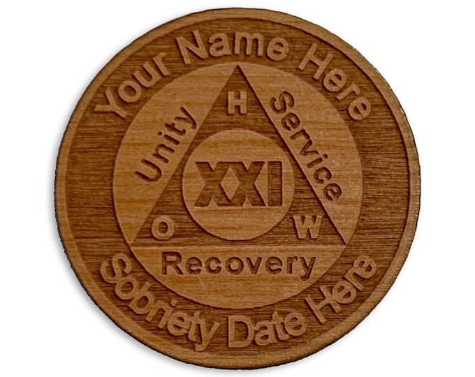 Custom NA Medallion. Personalized Sapele Wood With Blue Stain ...